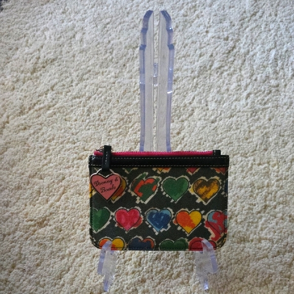 Dooney & Bourke | Bags | Like New Dooney Bourke Heart Print Wallet ...